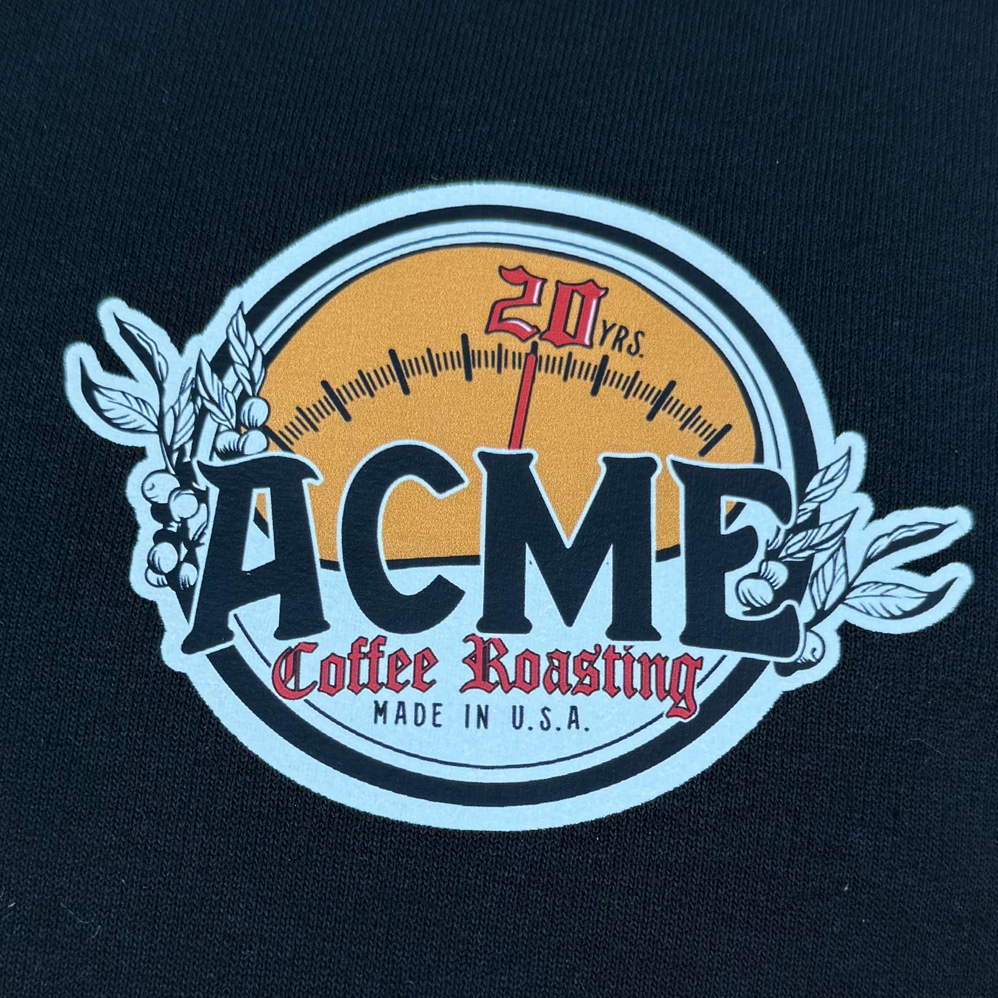 Acme 20 year Anniversary Zipper Hoodie – Acme Coffee Roasting Co